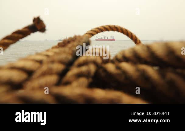 Rope on a Fishing Boat Stock Video Footage - Alamy