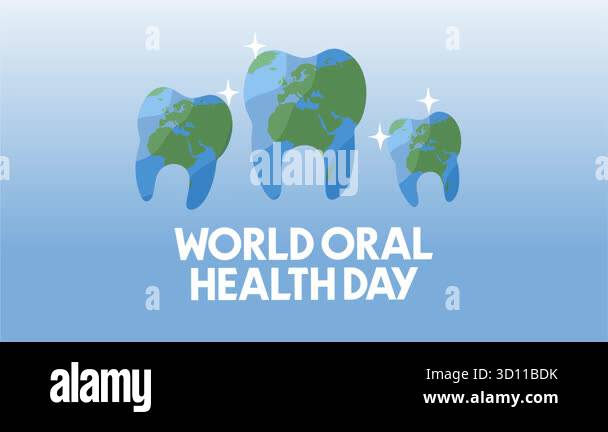 World Oral Health Day for better oral health Stock Video Footage - Alamy