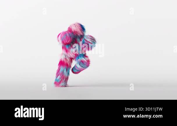 3d render dancing furry cartoon Stock Videos & Footage - HD and 4K ...