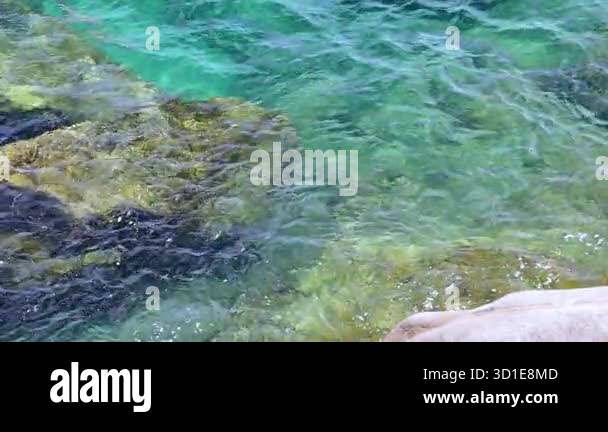 Clear water flows over rocks in Phuket, Thailand Stock Video Footage ...