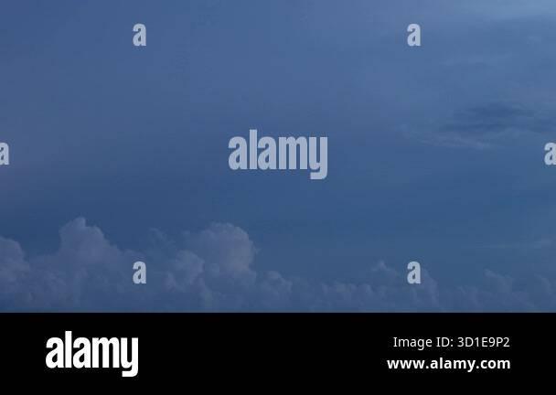 Changing colors and shapes of clouds at dusk Stock Video Footage - Alamy