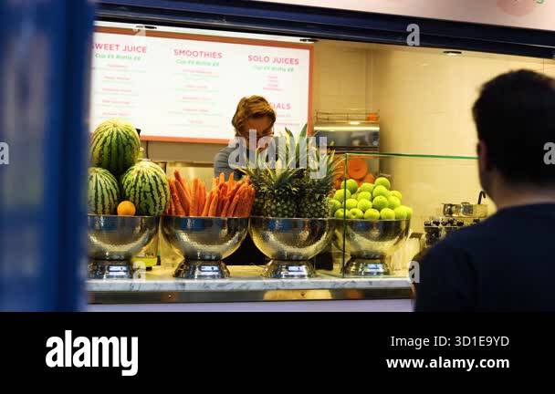 Watermelon vendor customer in Stock Videos & Footage - HD and 4K Video ...