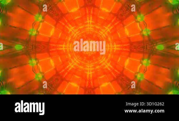 A vibrant tunnel video loop creates a captivating visual experience ...