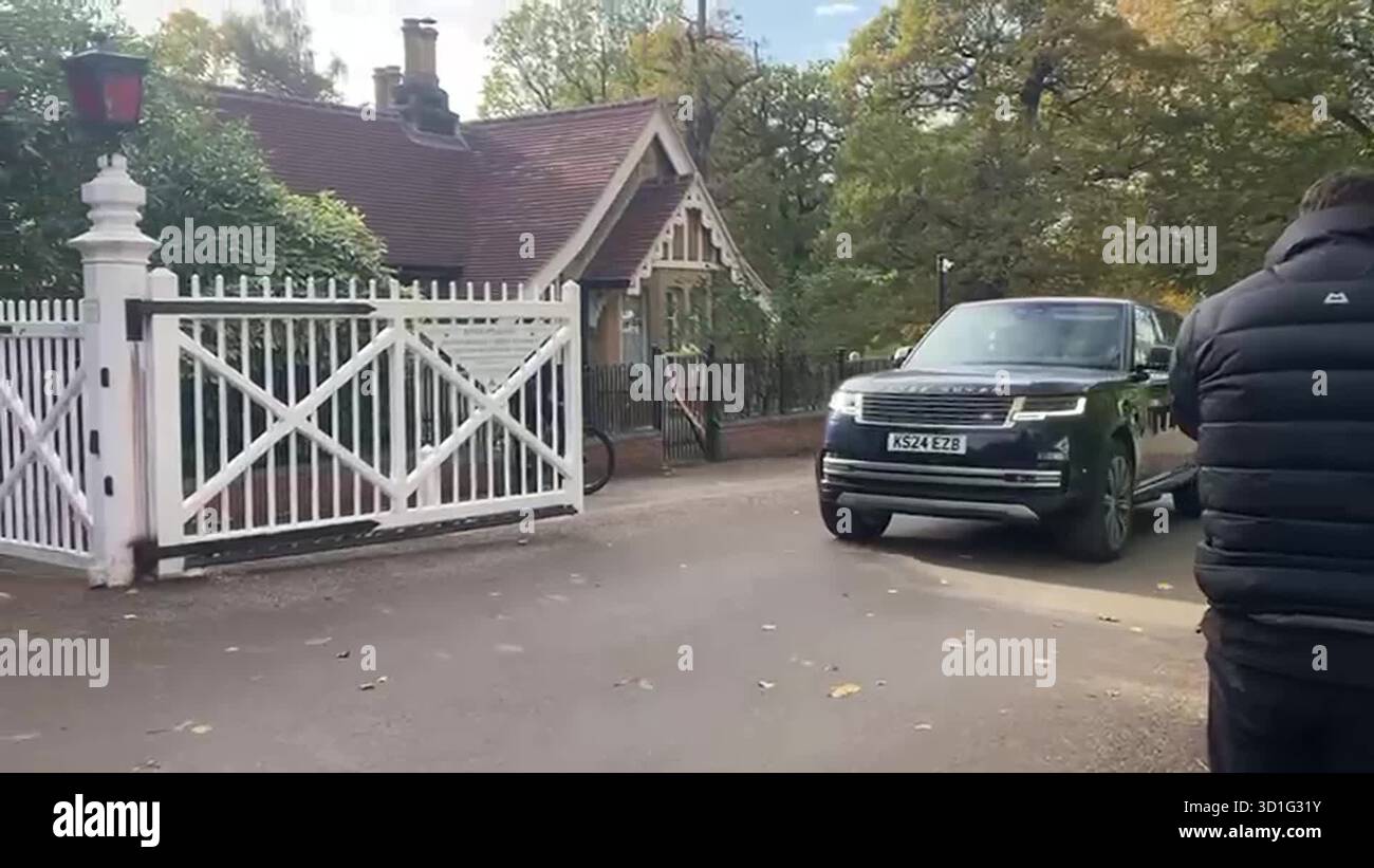 Princess Anne leaves the Windsor Estate after investiture ceremony ...