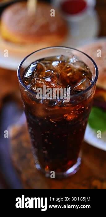 American burger cola drink Stock Videos & Footage - HD and 4K Video ...