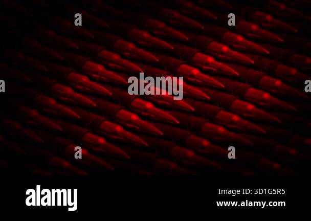 Bullets In Red Lighting War Concept Stock Video Footage - Alamy