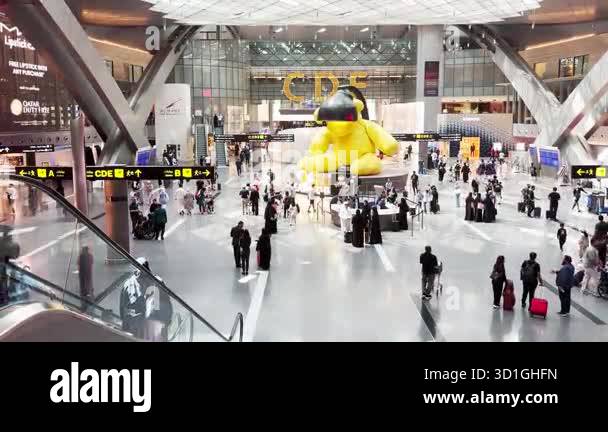 Hamad international airport view big Stock Videos & Footage - HD and 4K ...