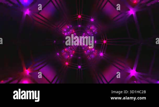 Experience a captivating visual journey through a vibrant tunnel filled ...