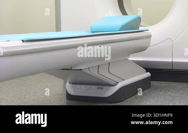 Computed axial tomography (CAT). CT scanner. Medical examination using ...