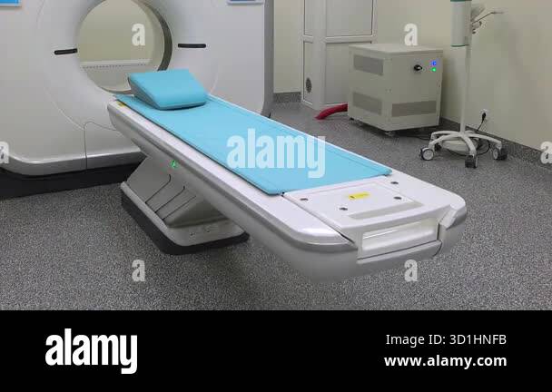 Computed axial tomography (CAT). CT scanner. Medical examination using ...