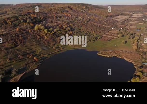 Flight through fog and clouds at high altitude in the Republic of ...