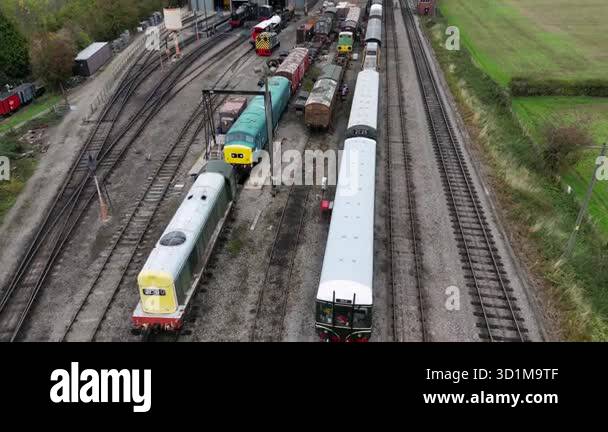 Toddington, Gloucestershire, England, UK - 10 October 2025: Aerial view ...