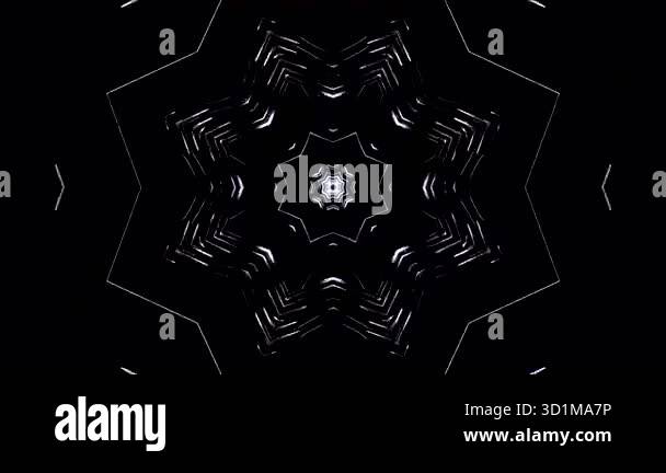 This captivating video loop features a dynamically swirling tunnel ...