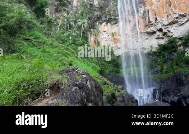 Tall waterfall flowing down Stock Videos & Footage - HD and 4K Video ...