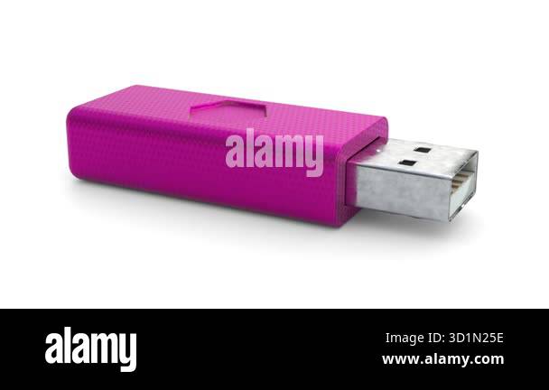 pink usb flash drive Stock Video Footage - Alamy