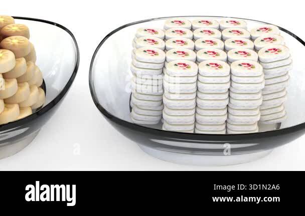 indian sweet foods 3d and computer rendering animation video with 4k ...