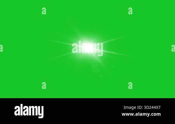 Glowing star motion graphics with green screen background Stock Video ...