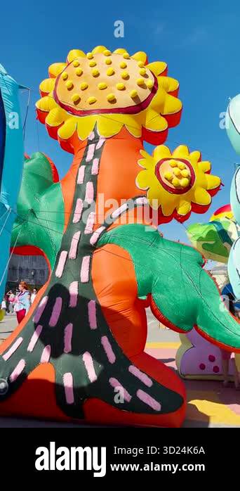 KYIV, UKRAINE - SEPTEMBER 14, 2025: An art installation by the New York ...