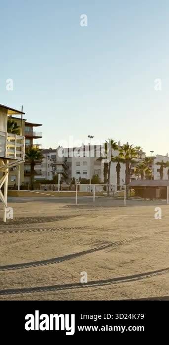 RINCON DE LA VICTORIA, SPAIN - AUGUST 28, 2025: Sunset over the sea in ...