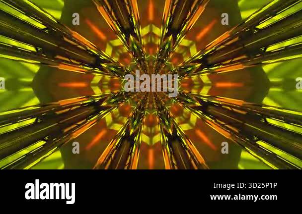 Dynamic tunnel animation creates an immersive experience with vibrant ...