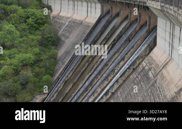 Hydroelectric dam wall dense forest Stock Videos & Footage - HD and 4K ...