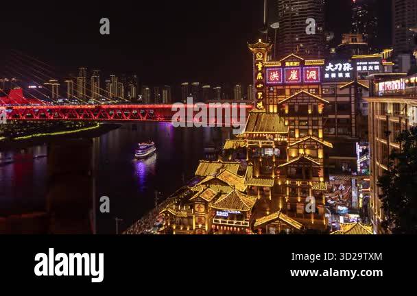 Timelapse of the amazing hongyadong cave tourist attraction in ...