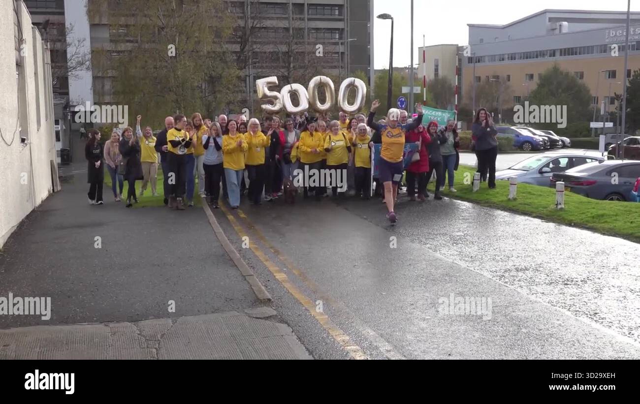 Woman completes 5000 mile charity trek around Britain's coastline in ...