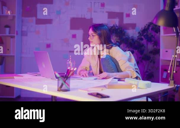 Empowered Learning, Academic Confidence, Digital Era. Student Sits in ...