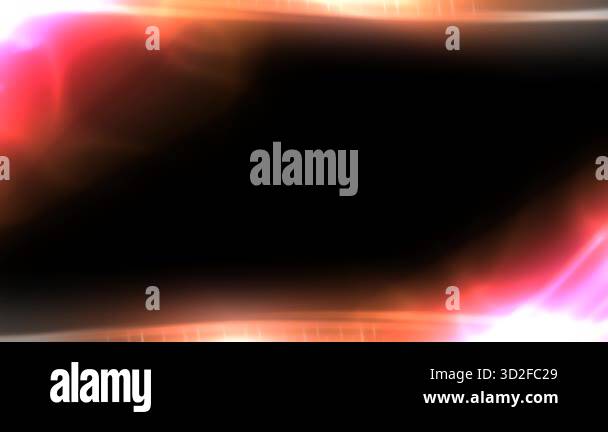 Abstract animated background with warm glowing light effects and ...