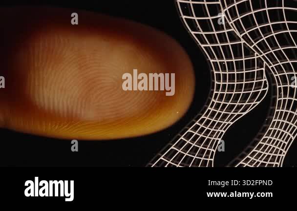 Finger Moves Across Glass Surface Leaving and Then Wiping Away a Faint ...