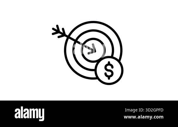 Objective icon outline style Stock Videos & Footage - HD and 4K Video ...