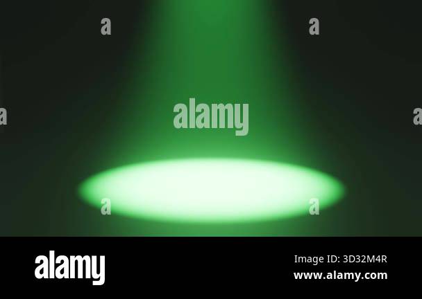 A single, powerful spotlight illuminates an empty stage, cutting ...