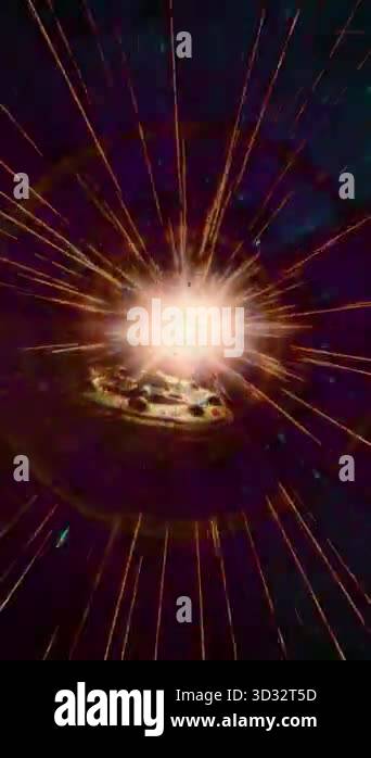 Ceremonial mandala design with expressive VJ-ready loop for music video ...