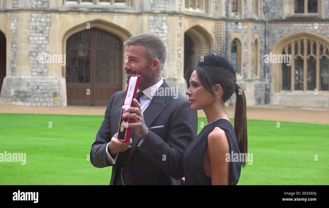 David beckham victoria charles Stock Videos & Footage - HD and 4K Video ...