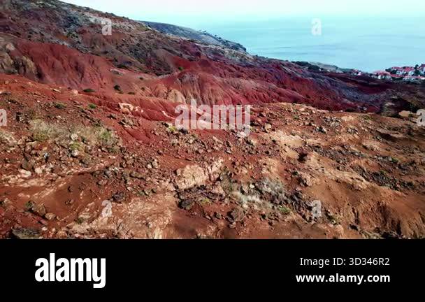 Red rocky cliff erosion patterns Stock Videos & Footage - HD and 4K ...