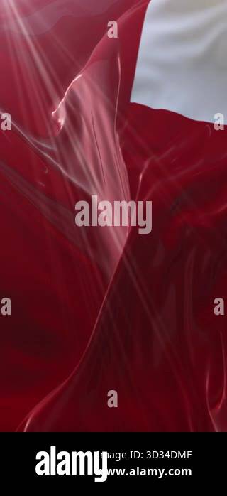 Flag of the emirate of Abu Dhabi, United Arab Emirates - loop. 4K ...