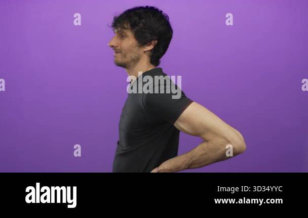 Man stands slight arch Stock Videos & Footage - HD and 4K Video Clips ...