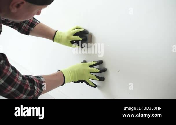 Before painting wall drywall Stock Videos & Footage - HD and 4K Video ...