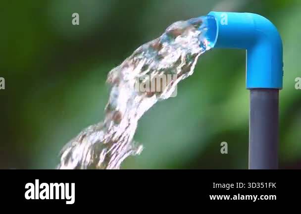 water drop on blue background Stock Video Footage - Alamy