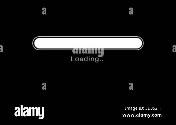 loading bar with the word " loading on the screen Stock Video Footage ...