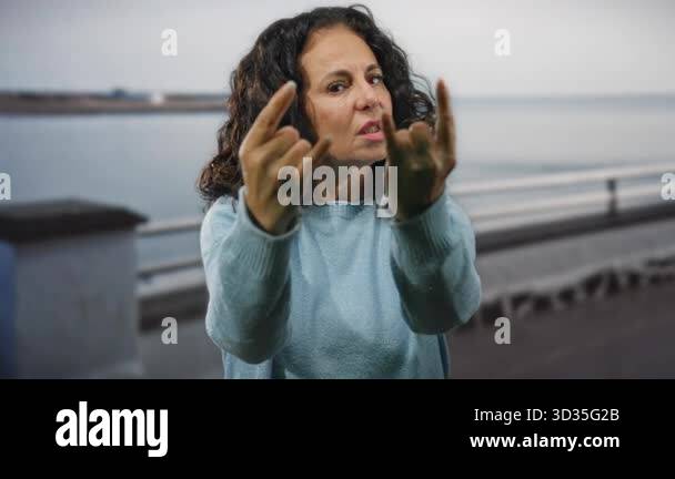 Woman seaside port making Stock Videos & Footage - HD and 4K Video ...