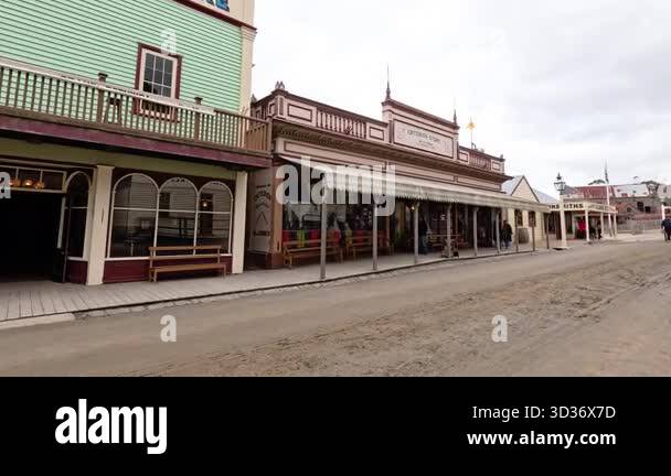 Storefronts in old buildings Stock Videos & Footage - HD and 4K Video ...