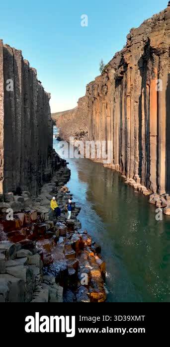 Explore the breathtaking beauty of Studlagil Canyon in Iceland ...