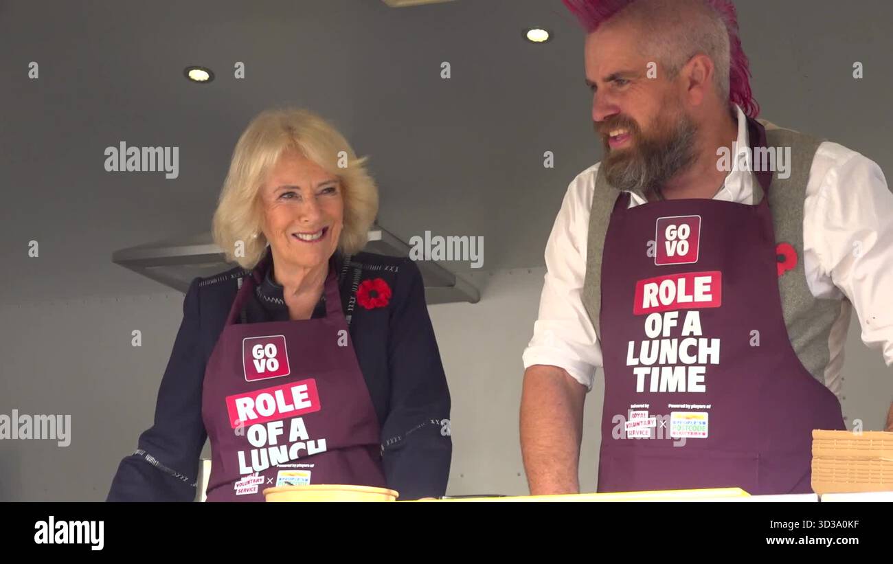 Spudman 'in a whirlwind' after serving jacket potatoes with Queen in a ...