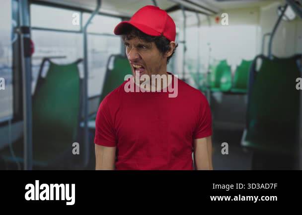 Passenger wearing cap bus Stock Videos & Footage - HD and 4K Video ...
