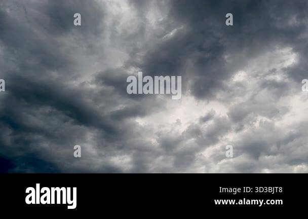 Dark storm sky. Clouds before storm. High quality 4k footage Stock ...