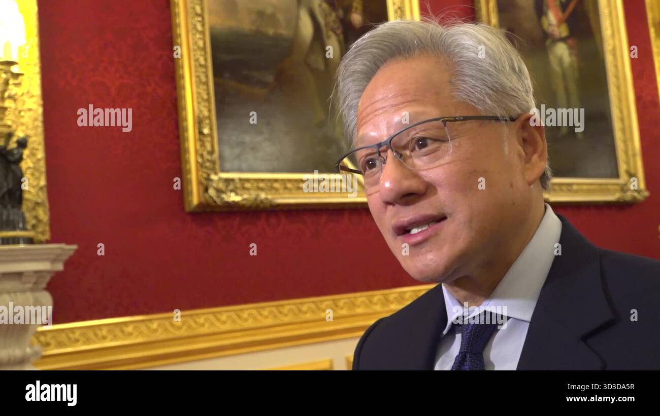 Jensen Huang and Dr. Fei-Fei Li discuss the future of AI at reception ...