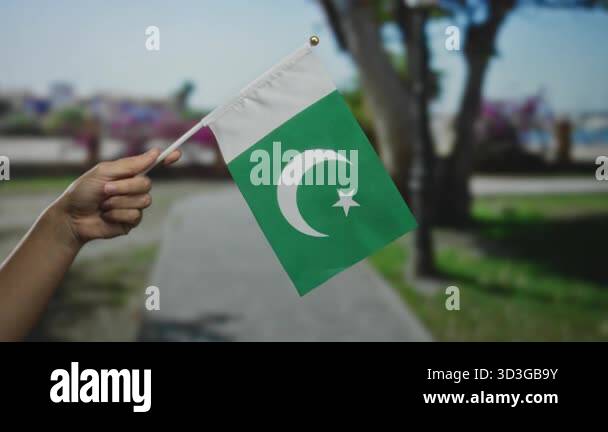 Hand holding pakistan flag outdoors Stock Videos & Footage - HD and 4K ...
