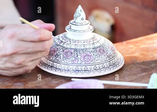 Patterns ceramic painting pottery Stock Videos & Footage - HD and 4K ...