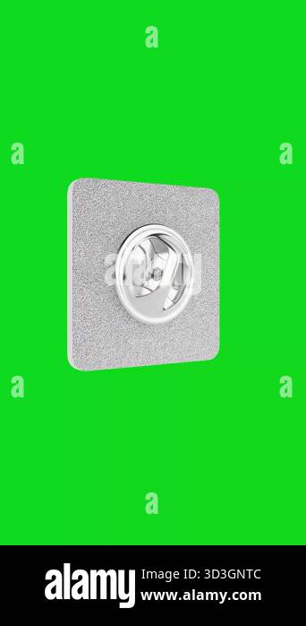 4k Resolution Vertical Video for Social Media: Silver Metal Badge Pin ...